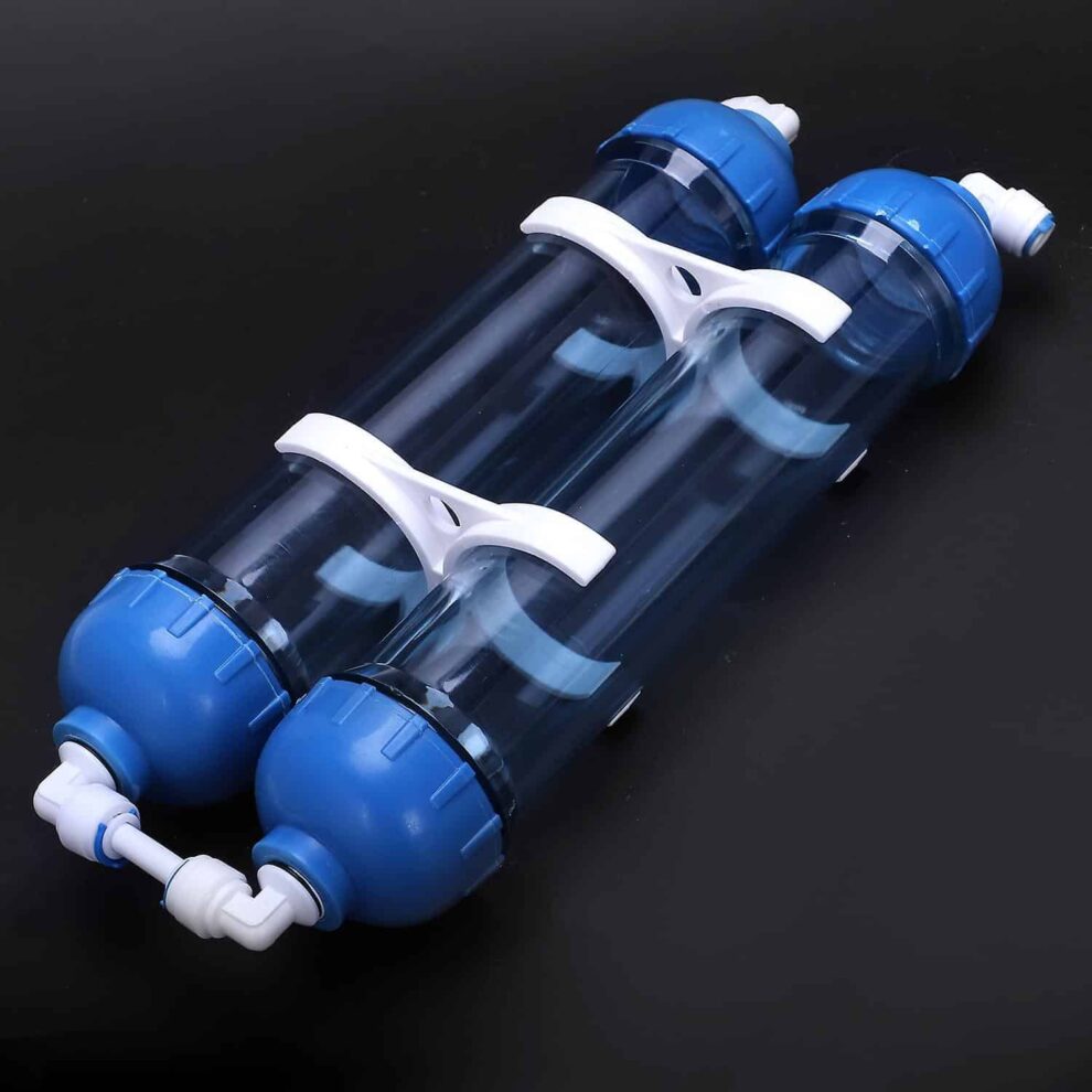 Double Chamber RO Resin Carbon Clear Housing Filters | GROW FOLK